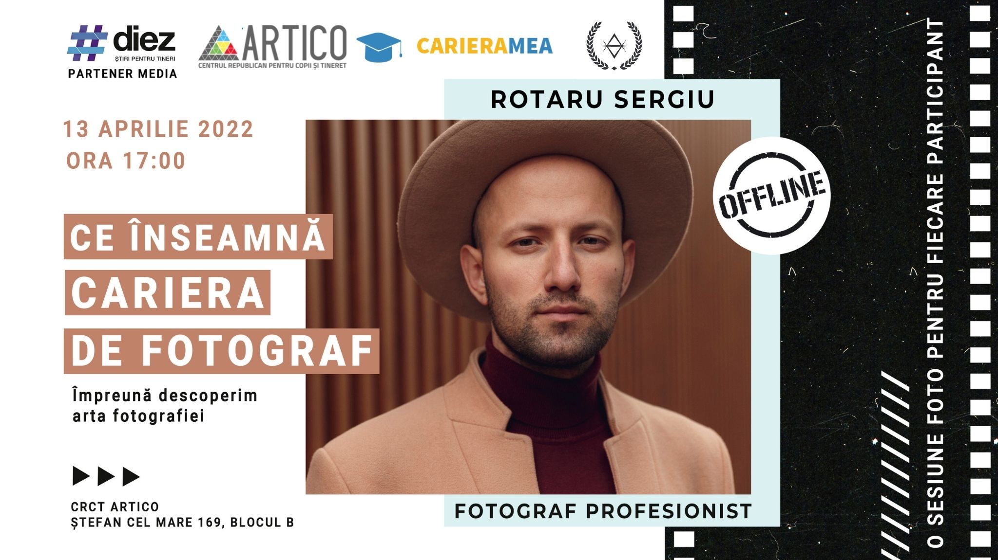 Află secretele carierei de fotograf de la Sergiu Rotaru